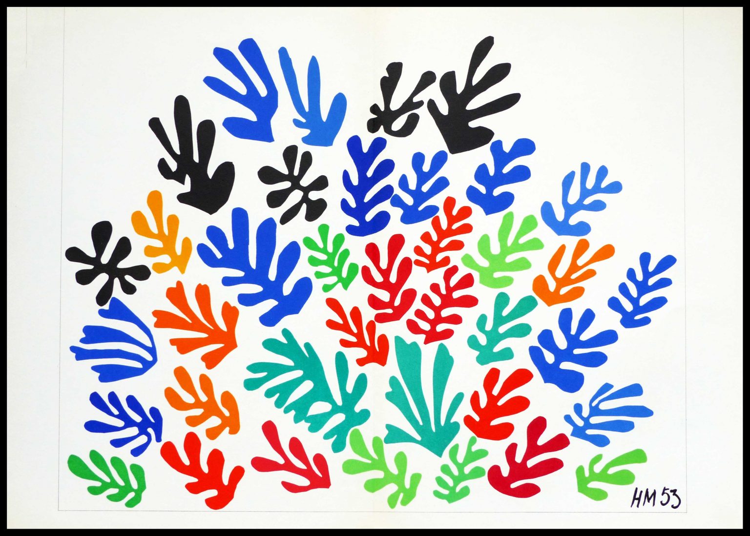 Henri MATISSE - LA GERBE - Matisse Lithograph, 1958 - GALERIE 41