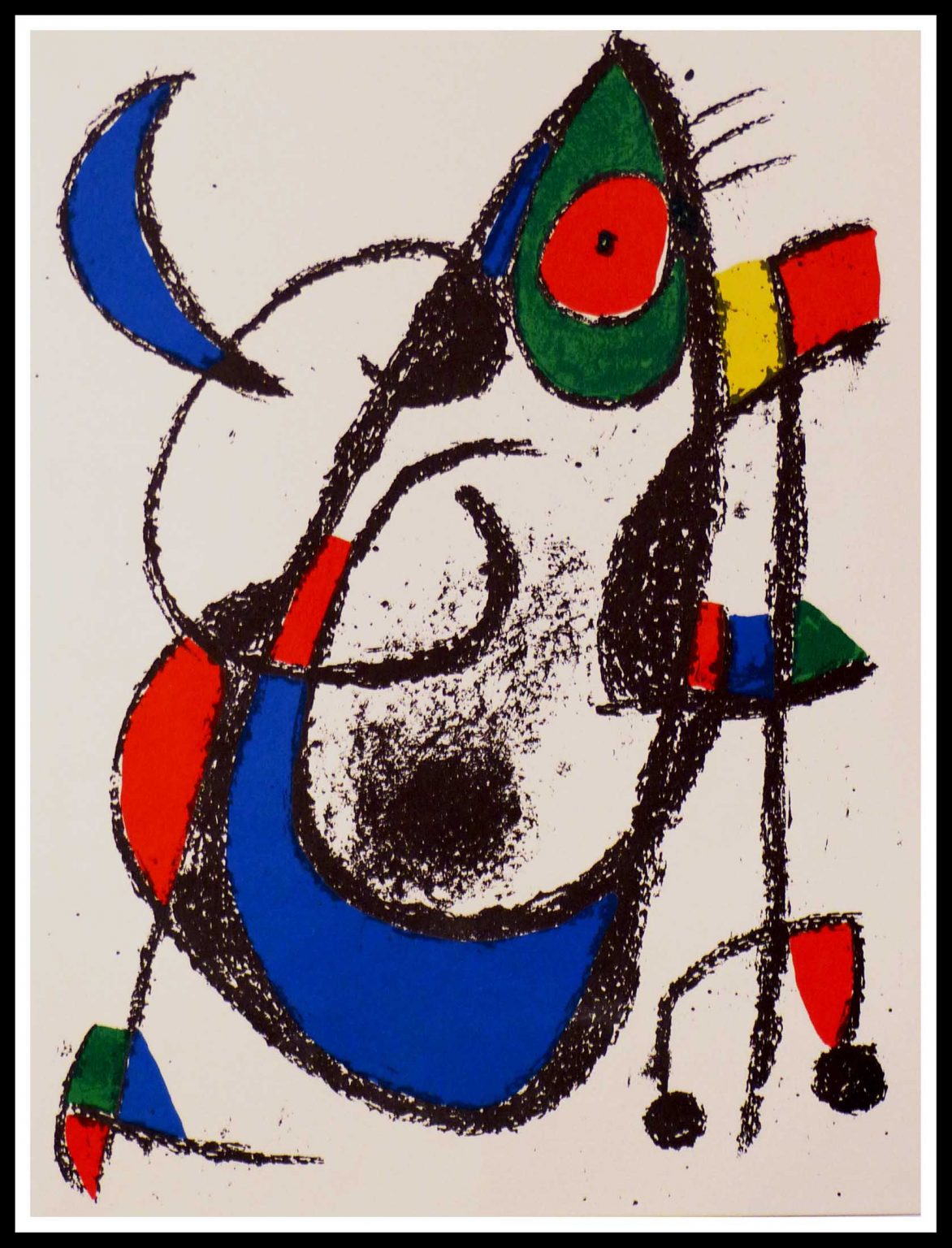 Joan Miro original lithography - Lithographie number XI - 1975 - GALERIE 41