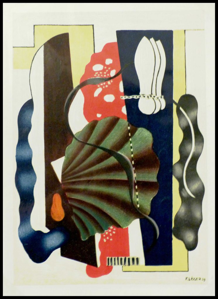 Lithography Fernand LEGER, Composition au coquillage 1955 - GALERIE 41