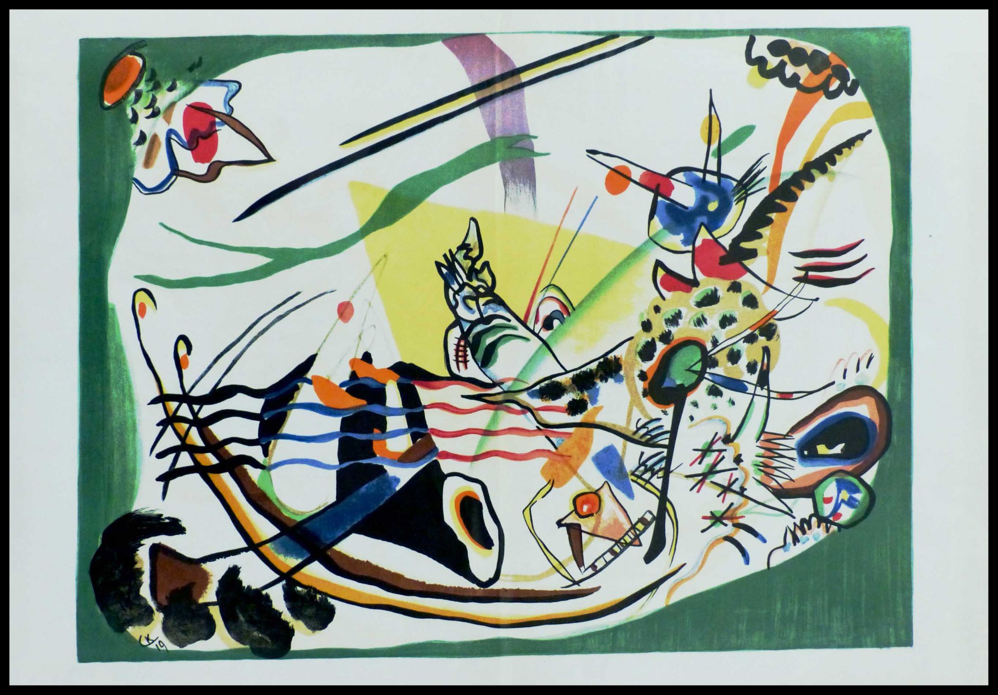 lithography KANDINSKY - Composition II - 1957 - Maeght Paris - GALERIE 41