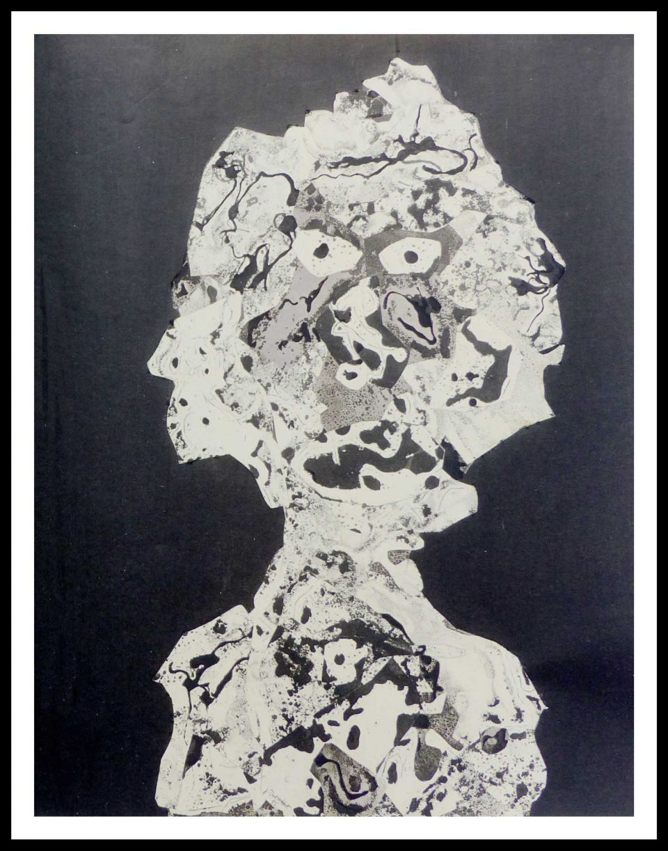 original stencil Dubuffet - Empreinte I - 1956 Limited edition - GALERIE 41
