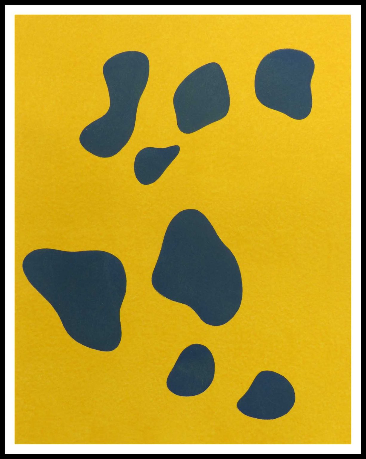 Jean ARP - Configuration, 1956, Original stencil , San Lazzaro - GALERIE 41