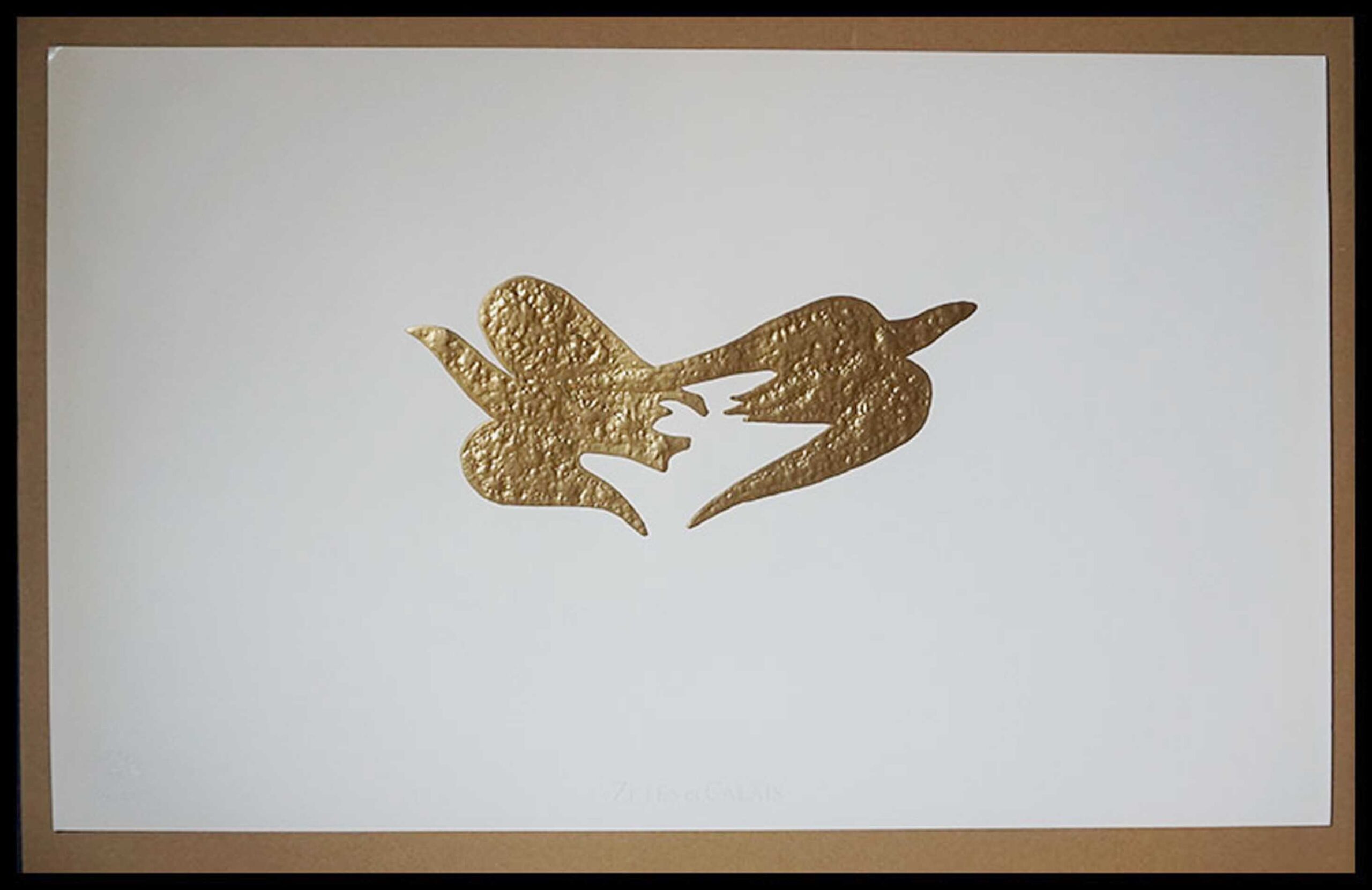 Georges BRAQUE : Paysage marin, lithography signed 1952 - GALERIE 41