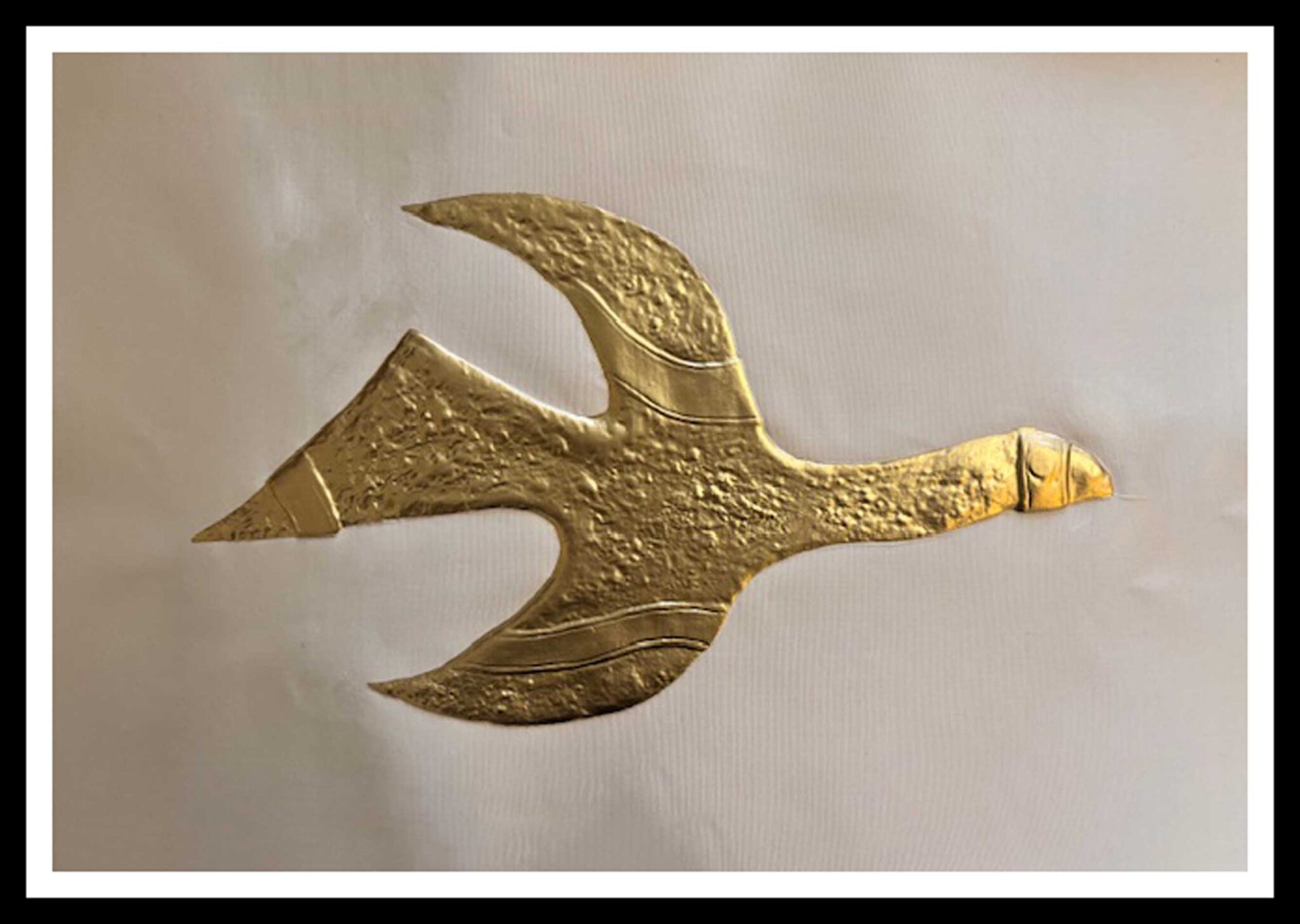 Georges BRAQUE : Des dieux et des déesses XII, silk and gold 1971 ...