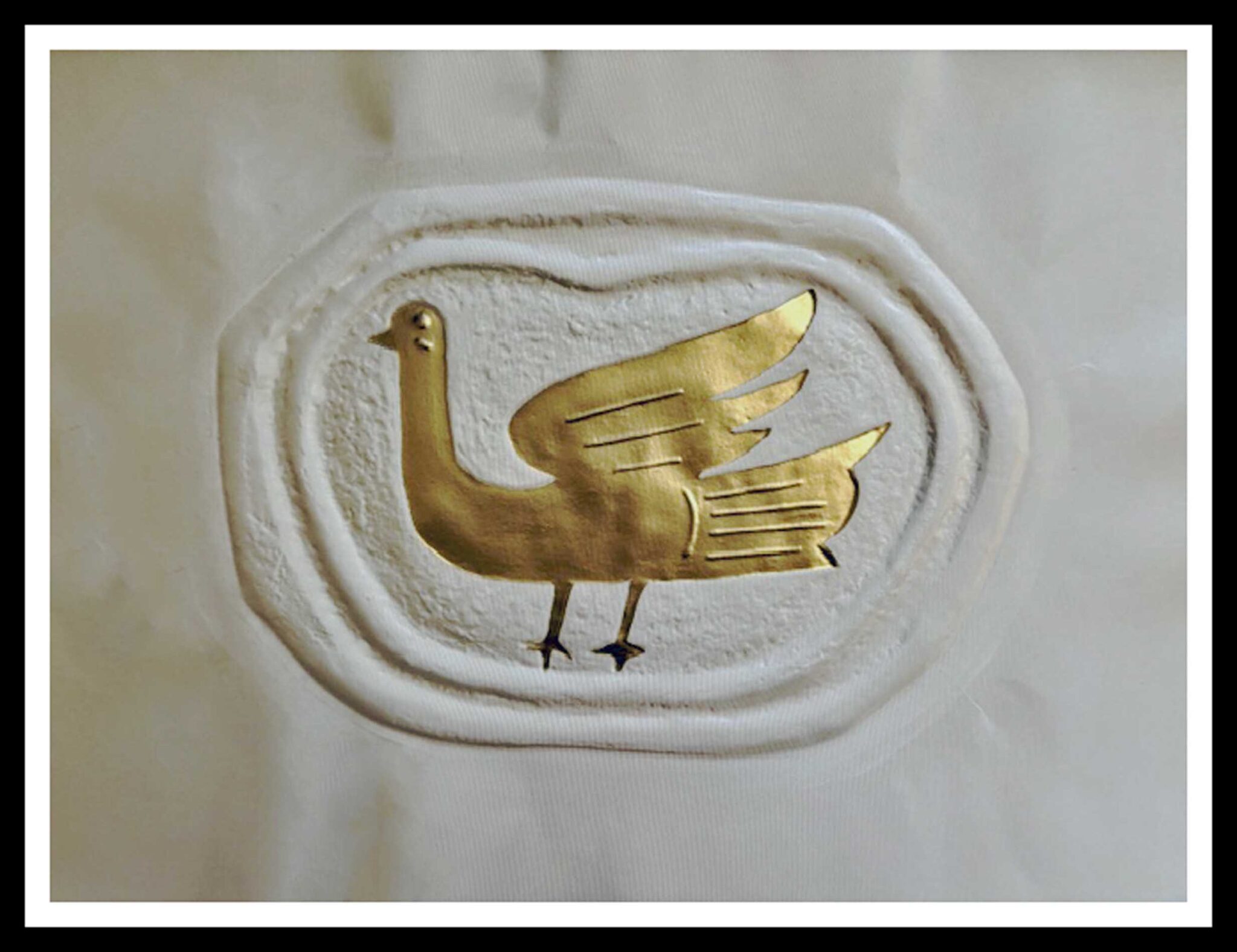 Georges BRAQUE : Des dieux et des déesses XVII, silk and gold 1971 ...